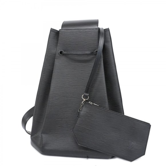 Louis Vuitton | Bags | Louis Vuitton Shoulder Bag Epi Sacado M853 Noir ...